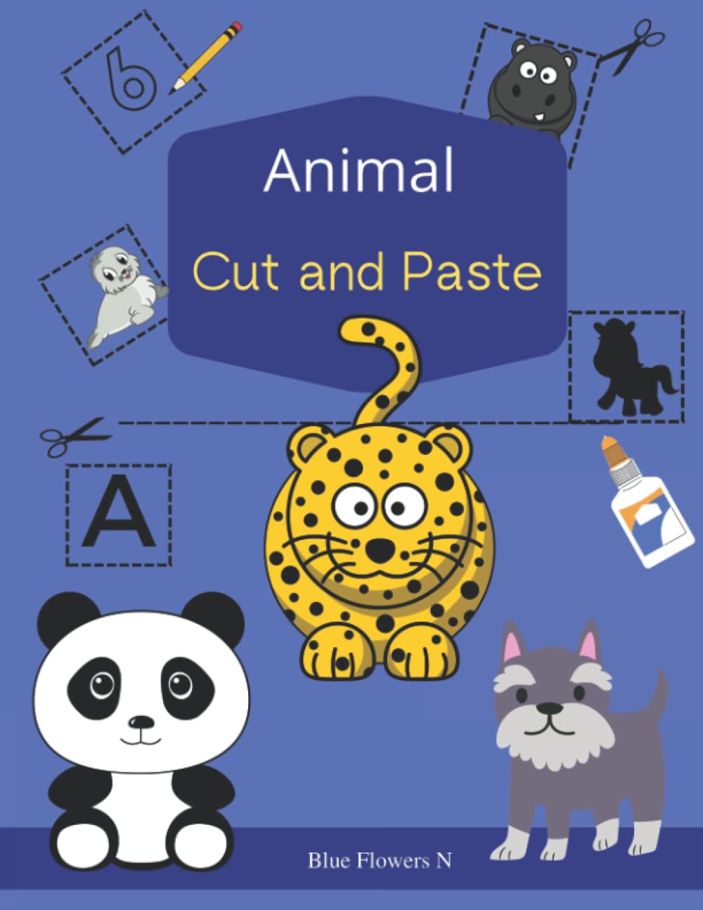 Buy Animal cut and paste: Cut and paste books for kids Online at ...