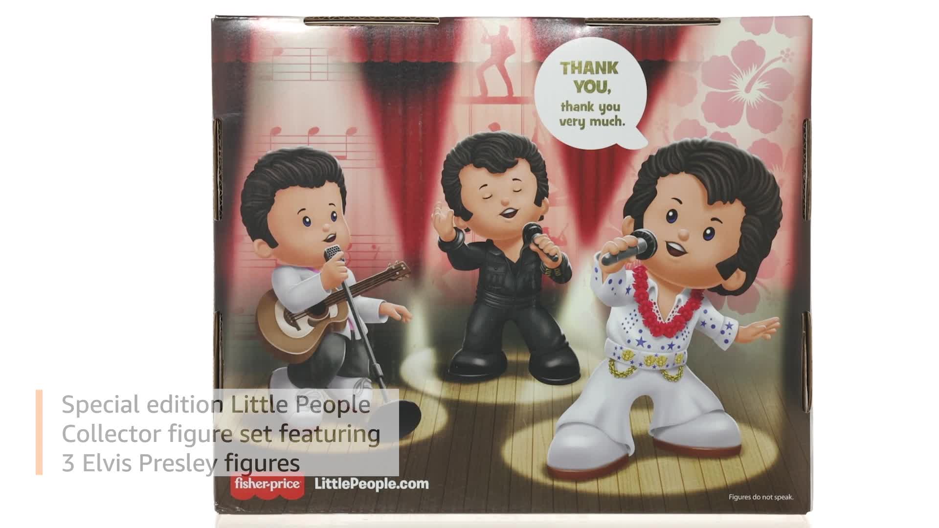 Watch Fisher-Price Little People Collector Elvis Presley, Gift Set of 3 ...
