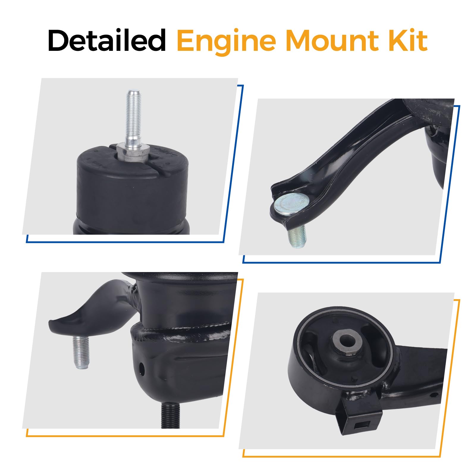 Toyota Camry Motor Mounts ENA Engine Motor Mount Set Of 4 For Toyota ...