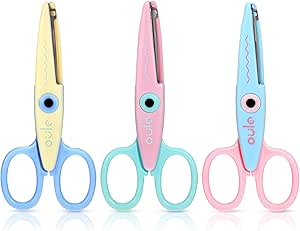 Amazon.com: 3pcs Zig Zag Scissors, Decorative Pattern Edge Craft ...
