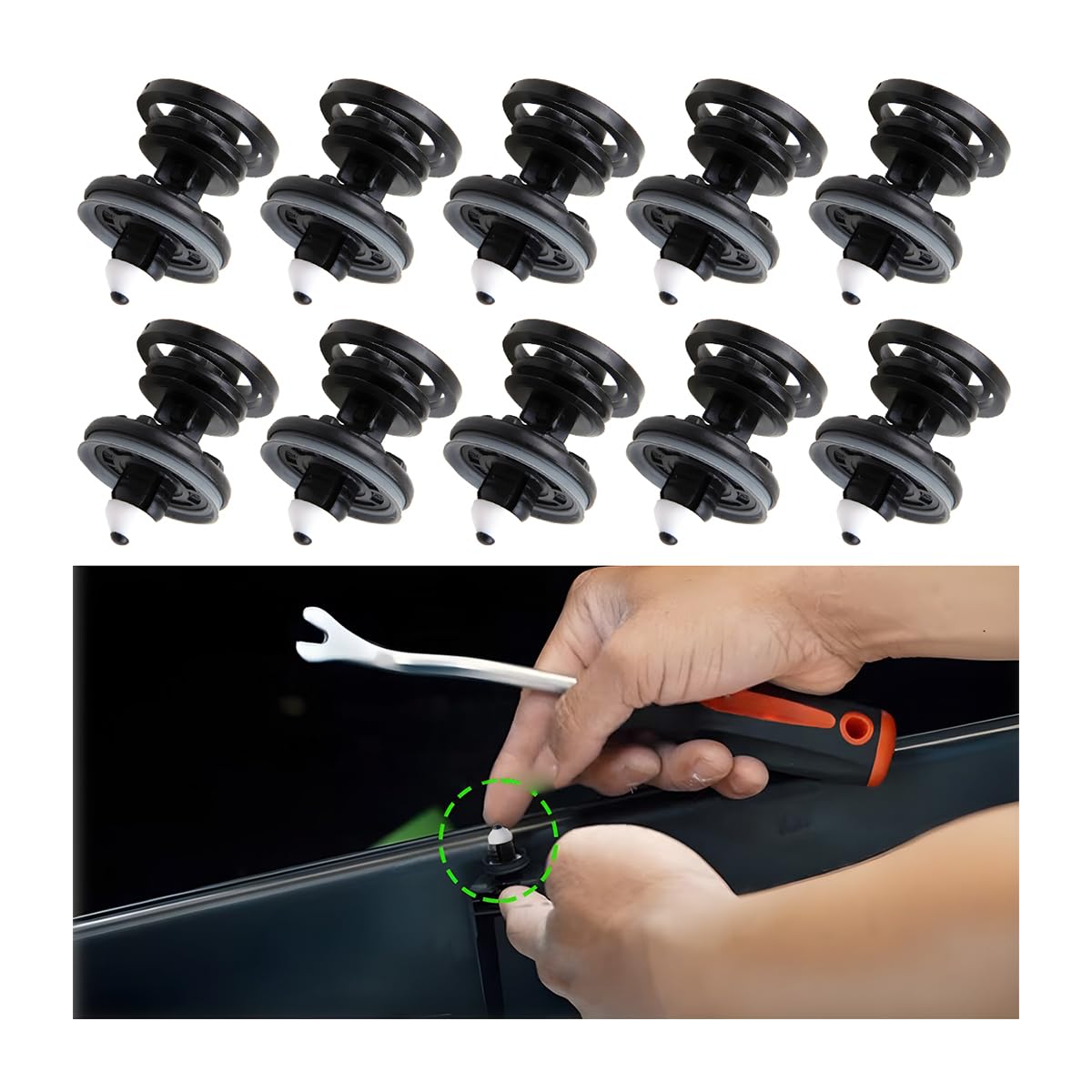 Amazon.com: Bittwee 40 Pcs Door Trim Panel Retainer Clips, Car Door ...