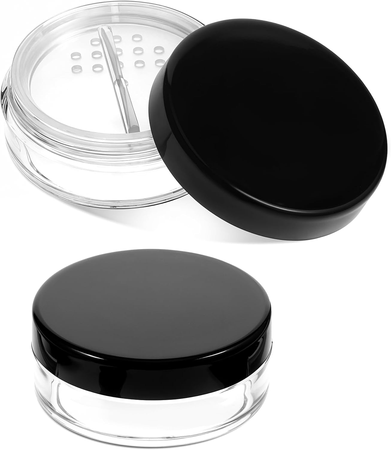 Amazon.com: 2PCS Travel Powder Container, 10ml/0.34oz Loose Powder ...