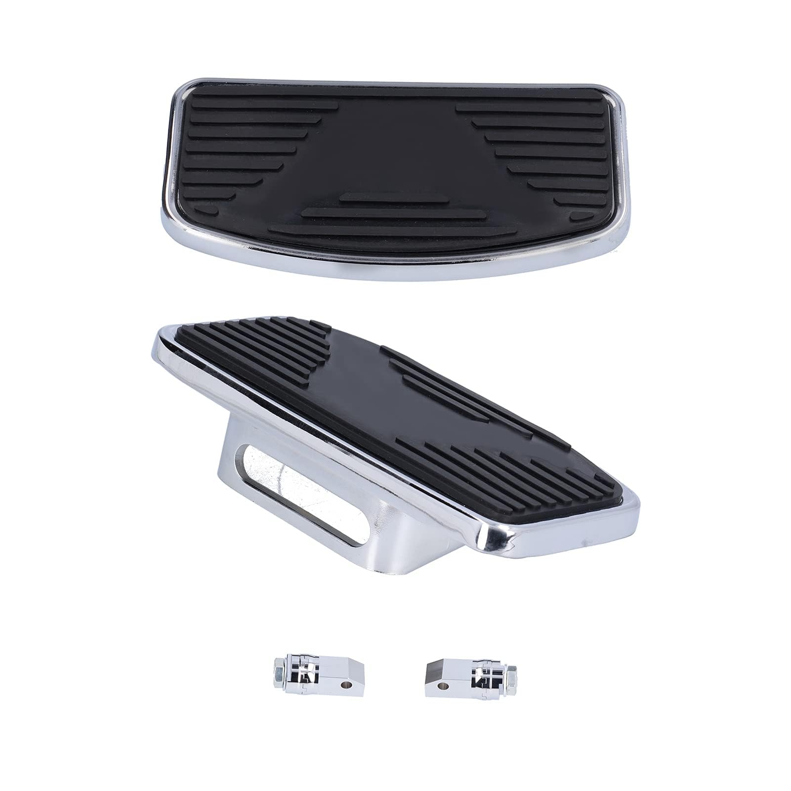 1 Pair Motorcycle Floorboard, Adjustable Motorcycle Pedal Foot Plate ...