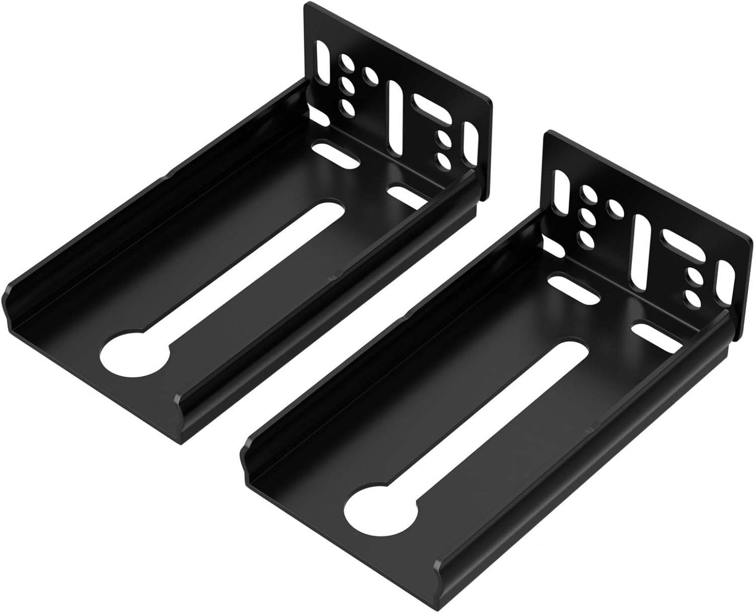 goldenwarm 1 Pair 2 Packs Black Rear Mount Brackets for Soft Close ...