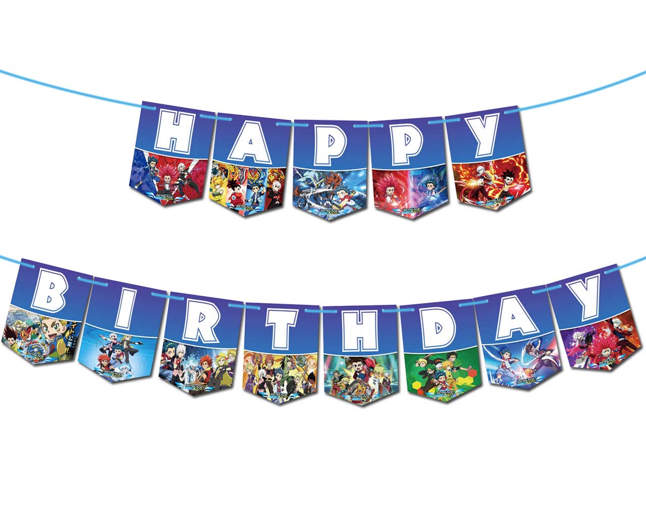 Buy Beyblade Theme Happy Birthday Banner Gaming Party Supplies For Kids buy-beyblade-theme-happy-birthday-banner-gaming-party-supplies-for-kids