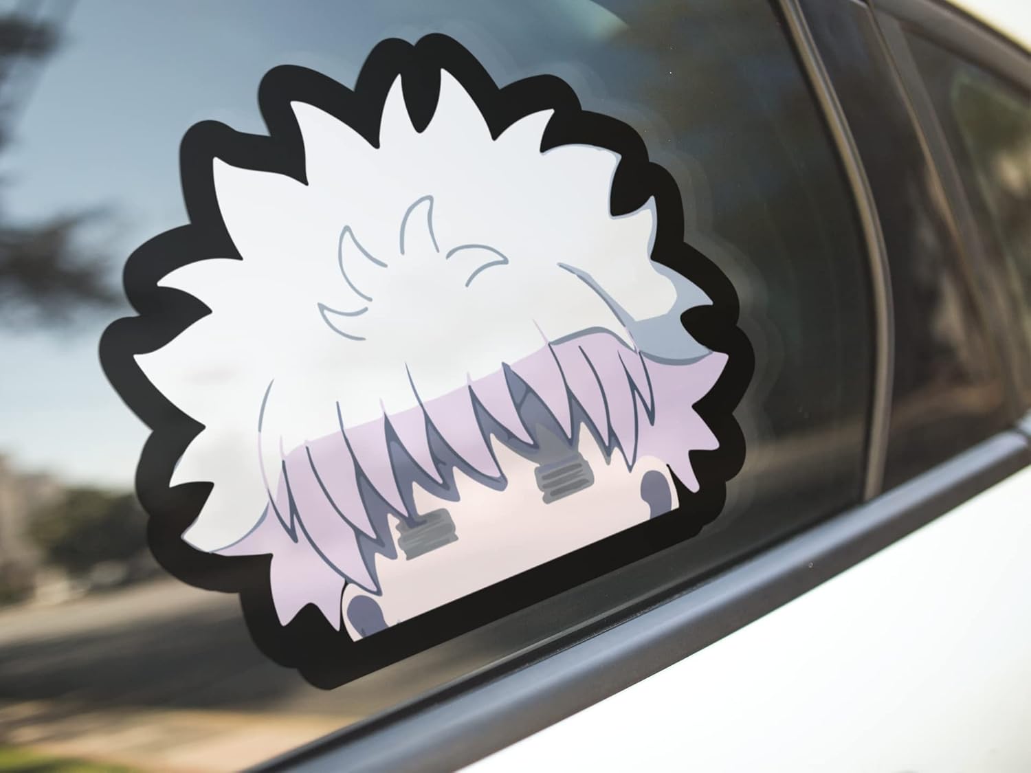 Amazon.com - SUBTLESTYLECO 3.2" Killua Decal for Hunter x Hunter Peeker ...