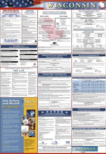 Amazon.com : Wisconsin One Poster Solution - English, State Federal one ...