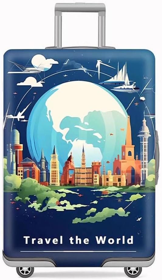 Amazon.com | MosaiRudo Travel Luggage Covers For Suitcase Tsa Approved ...