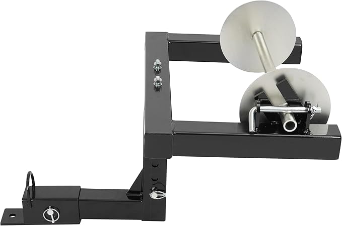 Amazon.com: ALMULOO Heavy-Duty Steel Hitch-Mount Barbed Wire Unroller ...