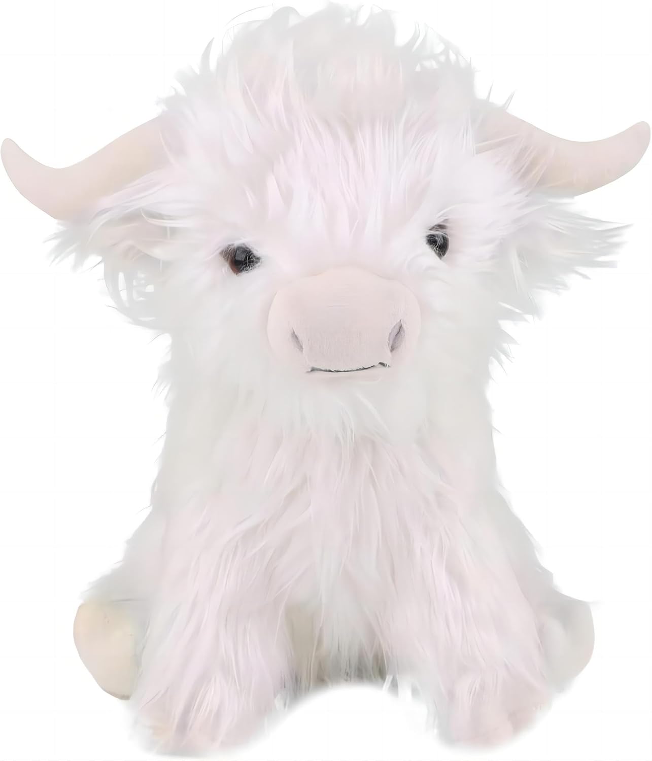 Amazon.com: ROJOAVNA 10inch Highland Cow Stuffed Animal Plush Toys ...