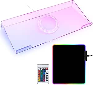 Keyboard Holder Acrylic Computer Keyboard Stand, Gaming Keyboard USB ...