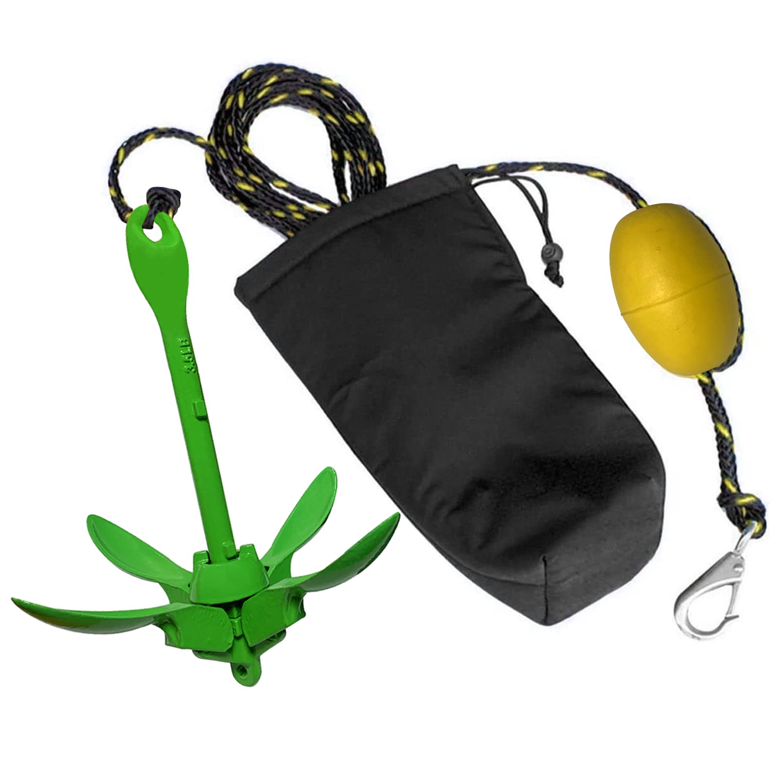 Snapklik.com : ISURE MARINE Kayak Anchor Kits Portable Folding Anchor ...