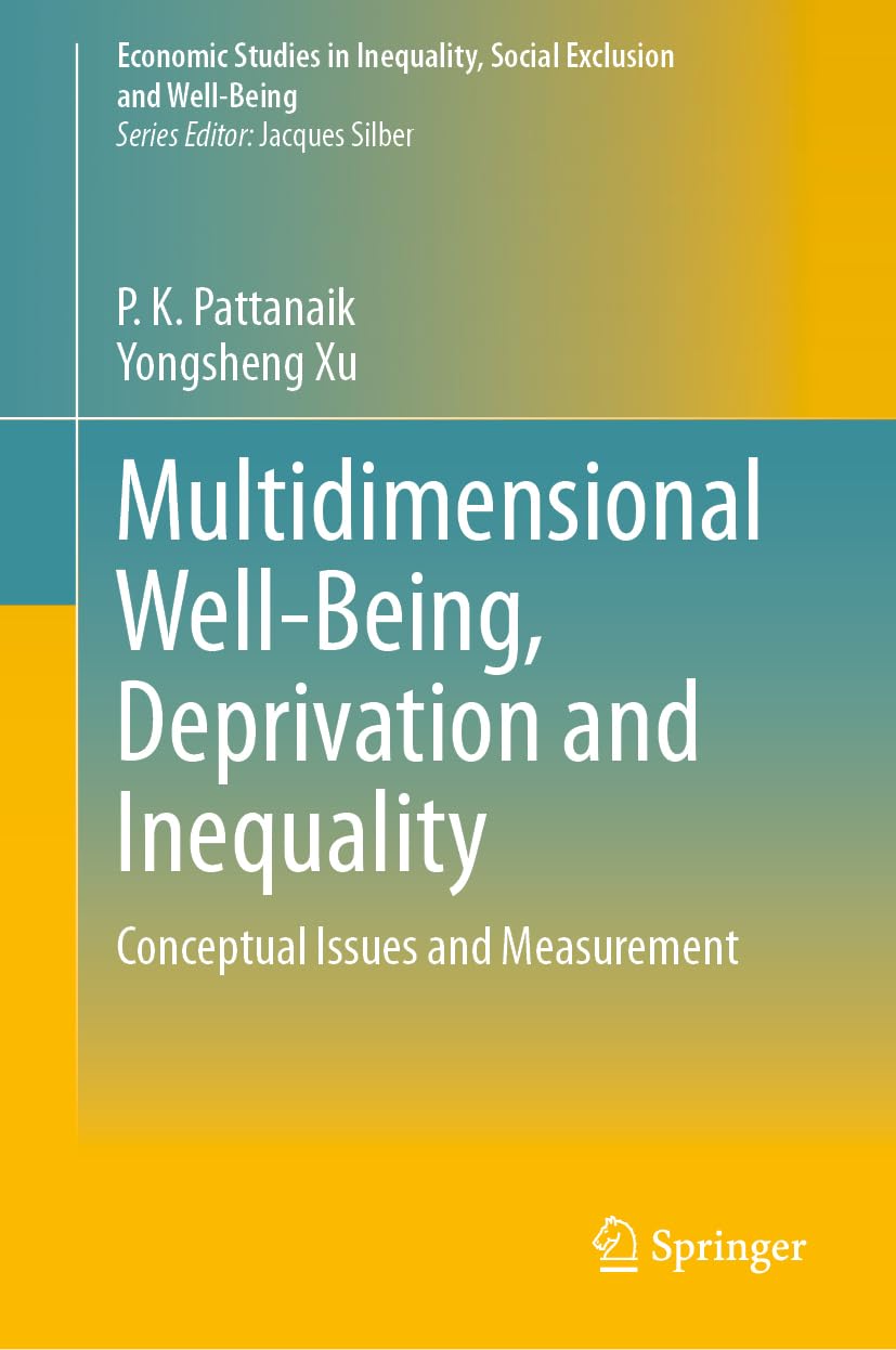 Multidimensional Well-Being, Deprivation and Inequality: Conceptual ...