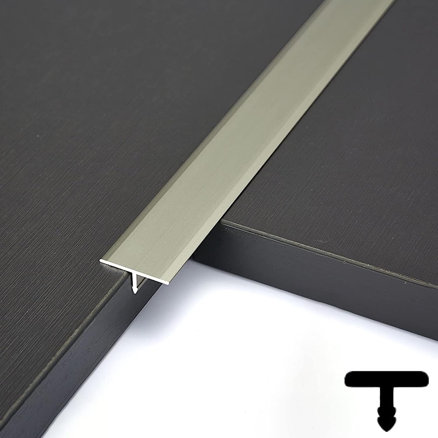 Amazon.com: Aluminum T Molding Trim & Metal Floor Transition Strips ...