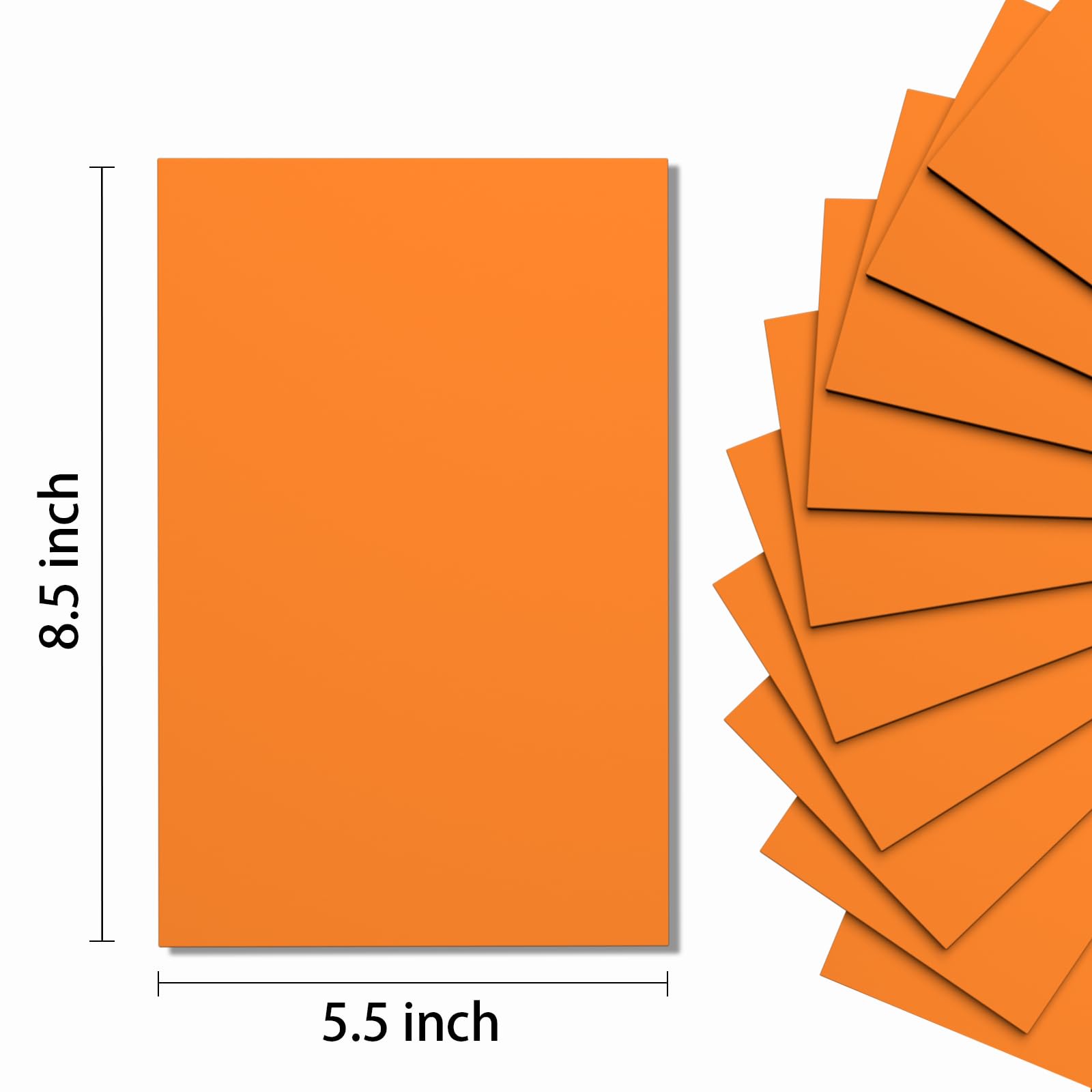 Snapklik.com : Do2ping Orange Foam Sheets Crafts, 85x55 Inch Eva Color ...