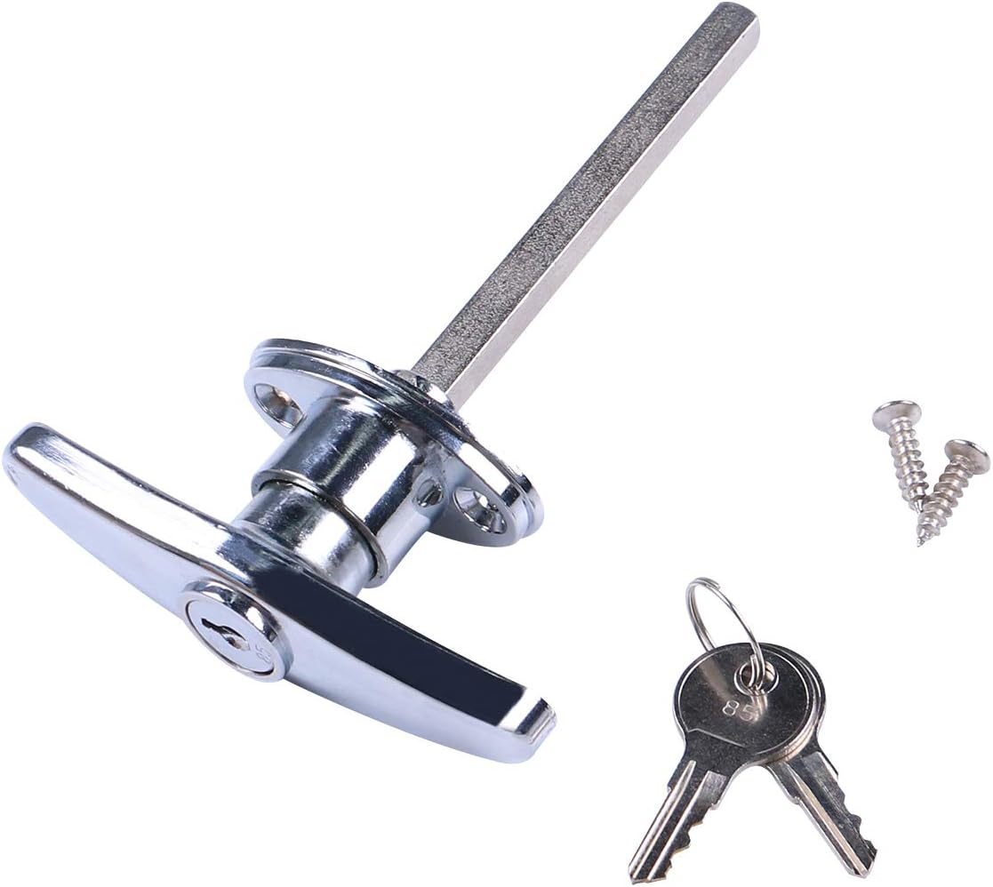 Trash chute T handles and Laundry chute door latch kit with V spindle ...