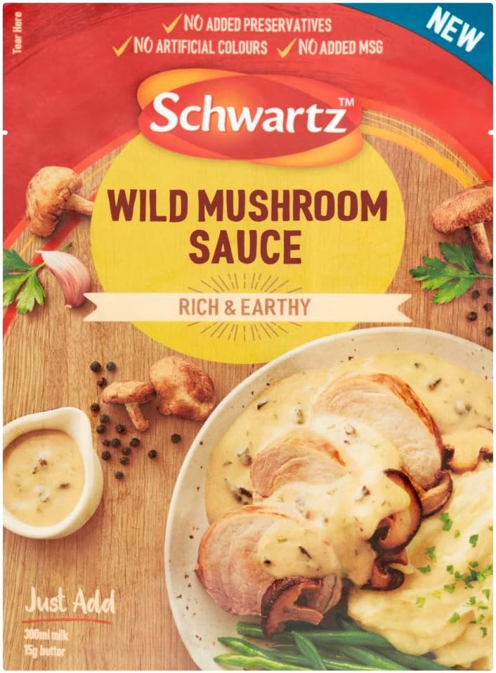Schwartz Wild Mushroom Sauce Mix 30g : Amazon.co.uk: Grocery