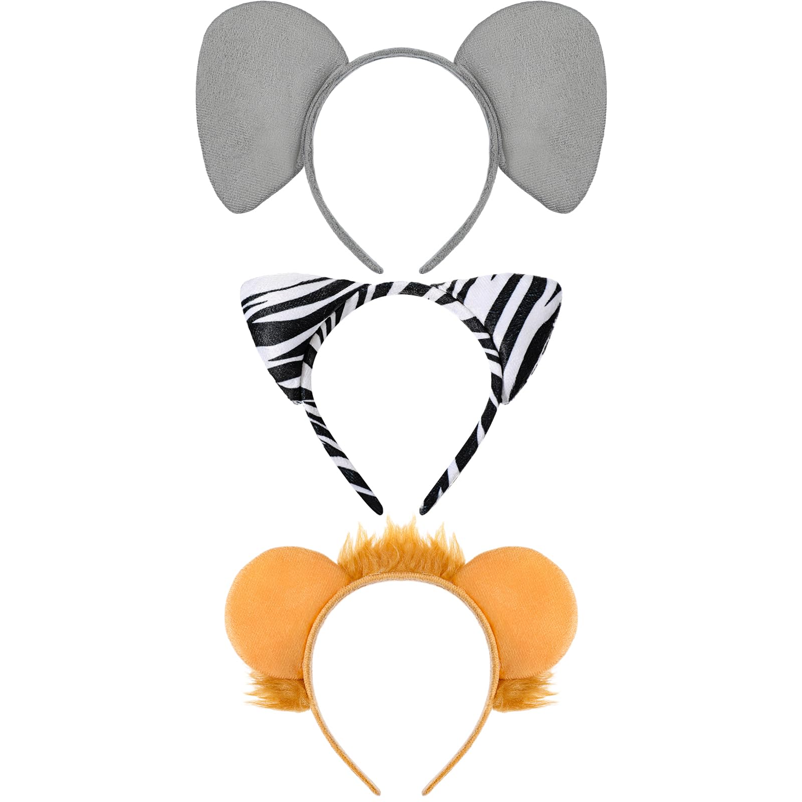 Snapklik.com : Cindeer 3 Pcs Halloween Ear Costume Headband Zoo Jungle ...