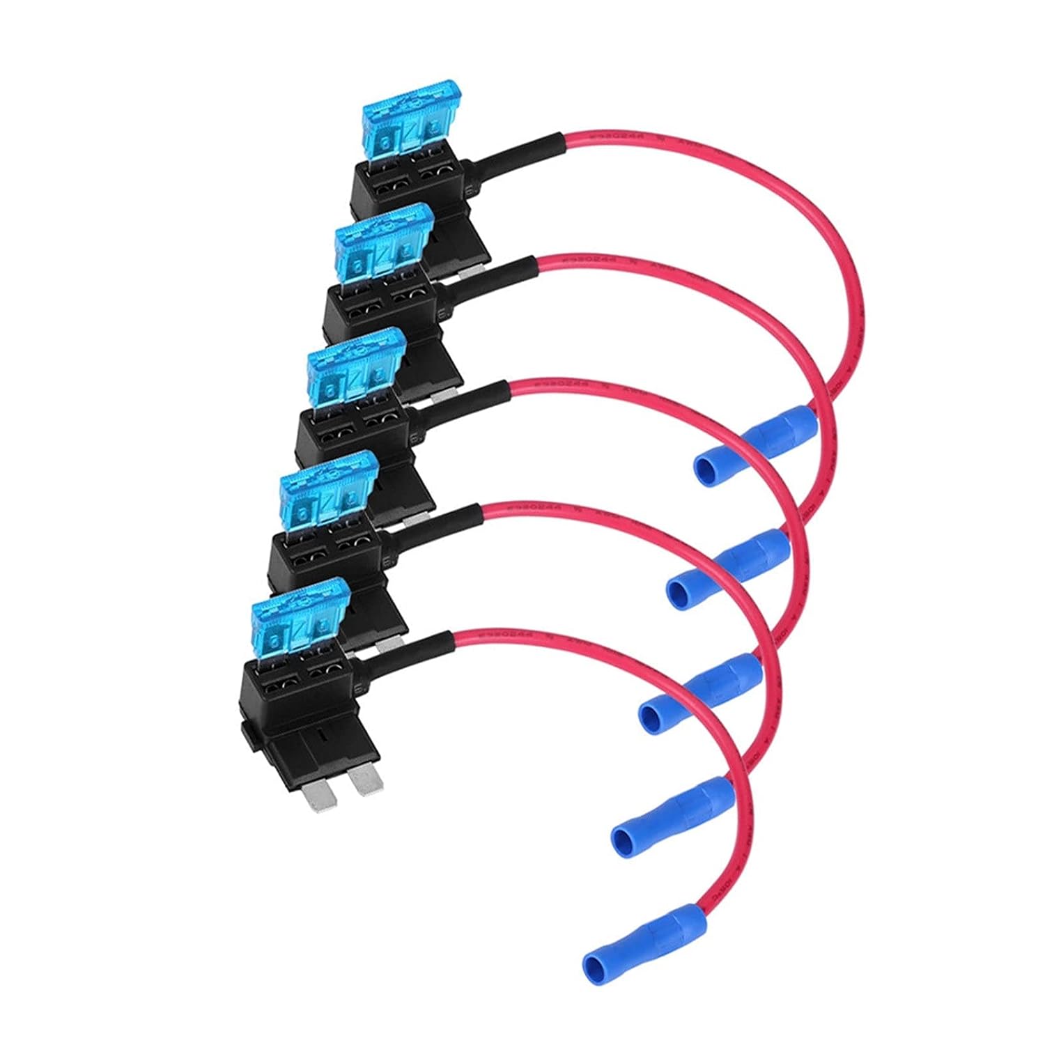 5Pcs Car Auto Circuit Fuse Tap Adapter Standard ATO ATC Blade Fuses ...