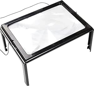 Amazon.com: Square Magnifying Glass Desktop Reading and Reading Aids ...