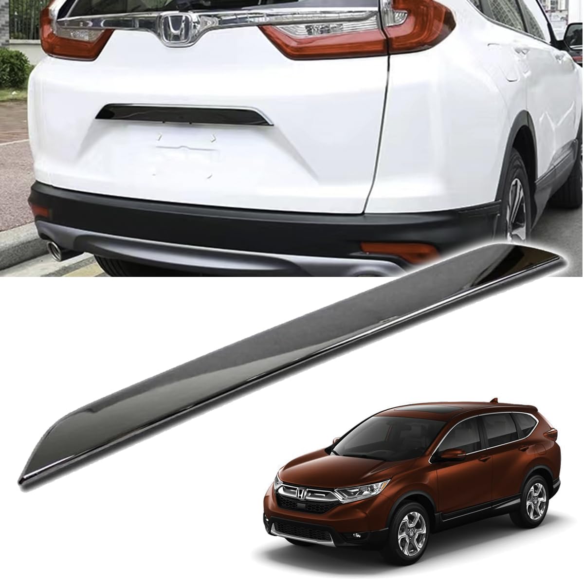 Amazon.com: ATAIRSOFT ABS Chrome Rear Trunk Lid Molding Trim for Honda ...