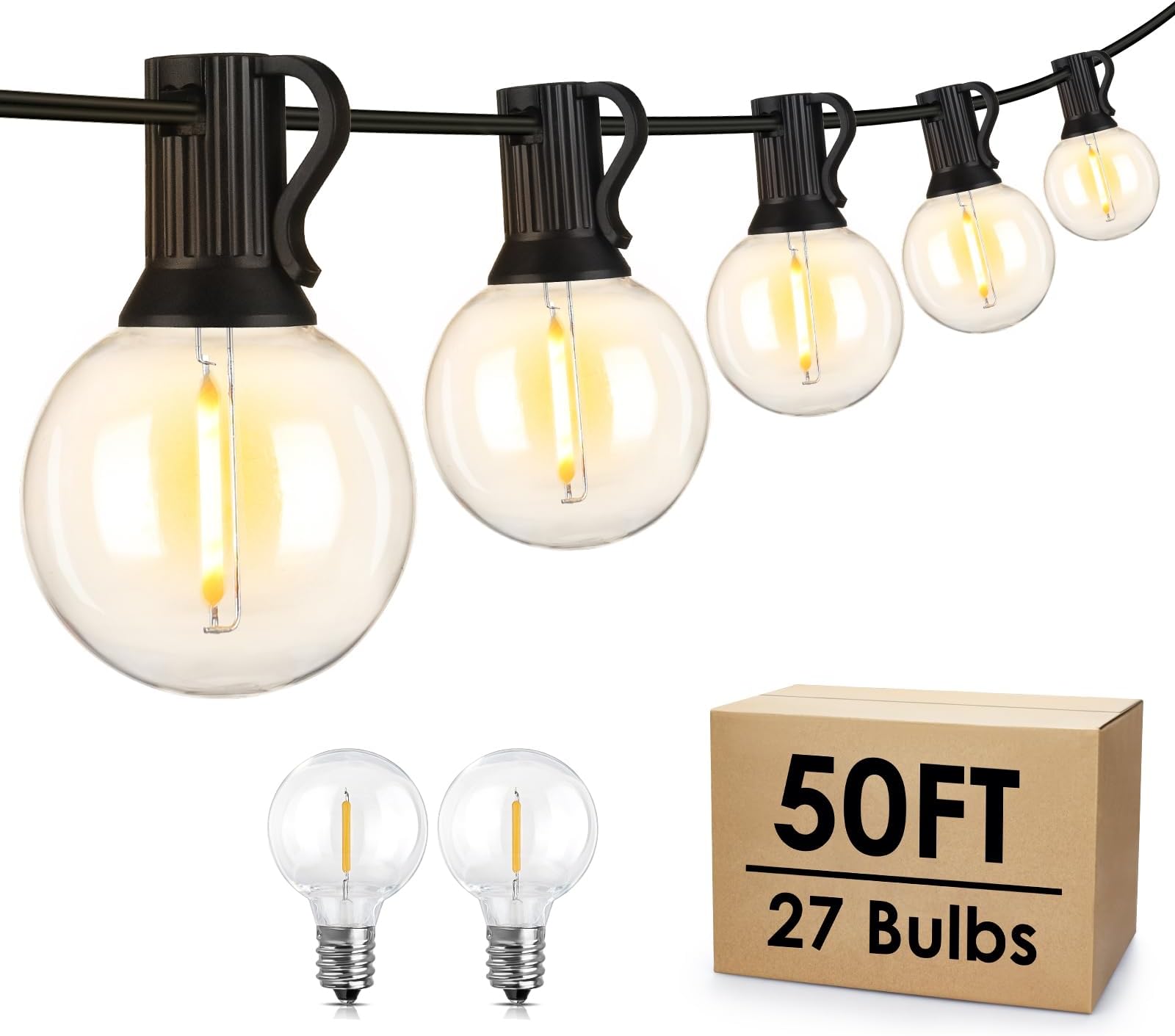 Brightech Ambience Pro USB Powered String Lights - 24 Ft Commercial ...