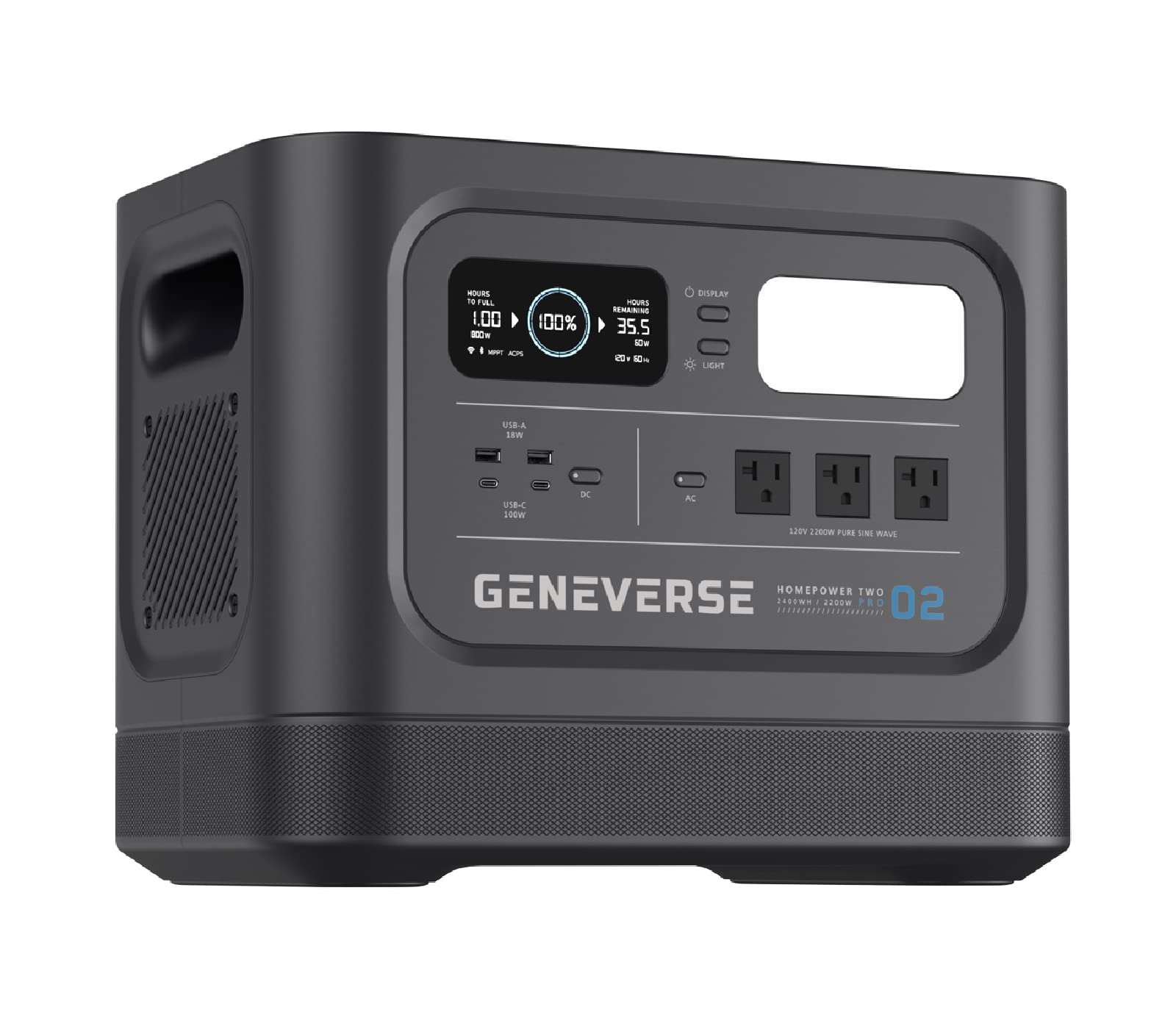 Geneverse2419wh Lifepo4 Portable Power Station Homepower Two Pro 7 ...