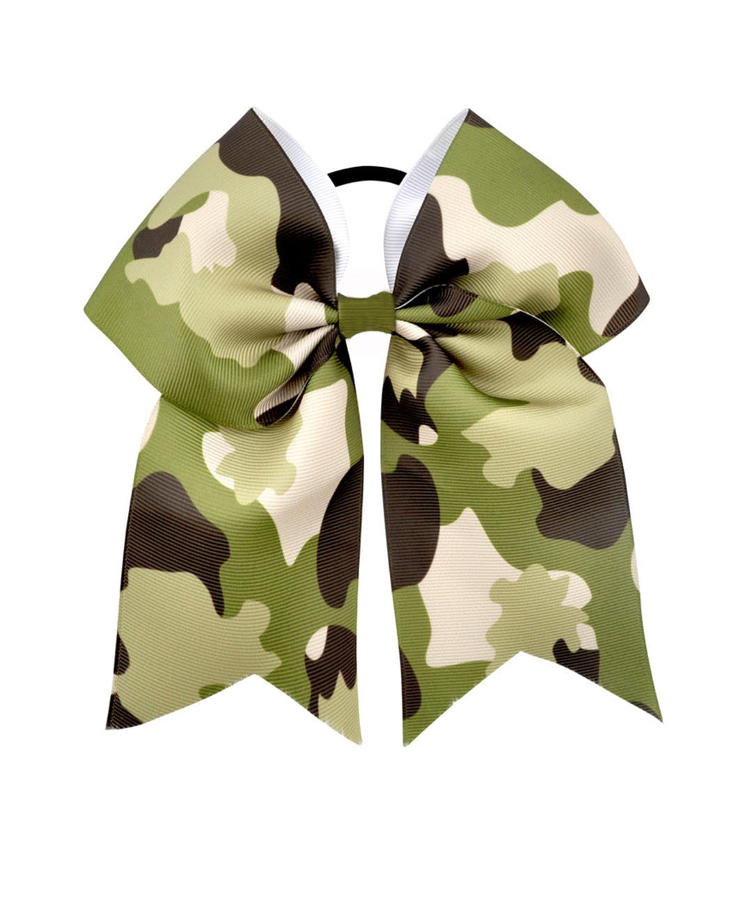 Amazon.com : BBTDIN Camouflage Hair Clip, Green Tye Dye Ponytail Holder ...