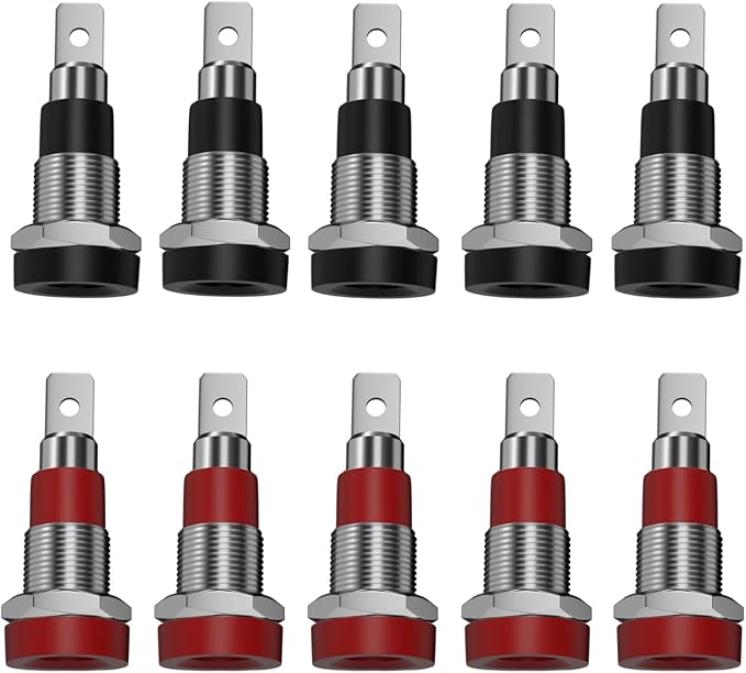 Amazon.com: Borsuer Banana Jack, 10Pcs Female Banana Plug Connectors ...