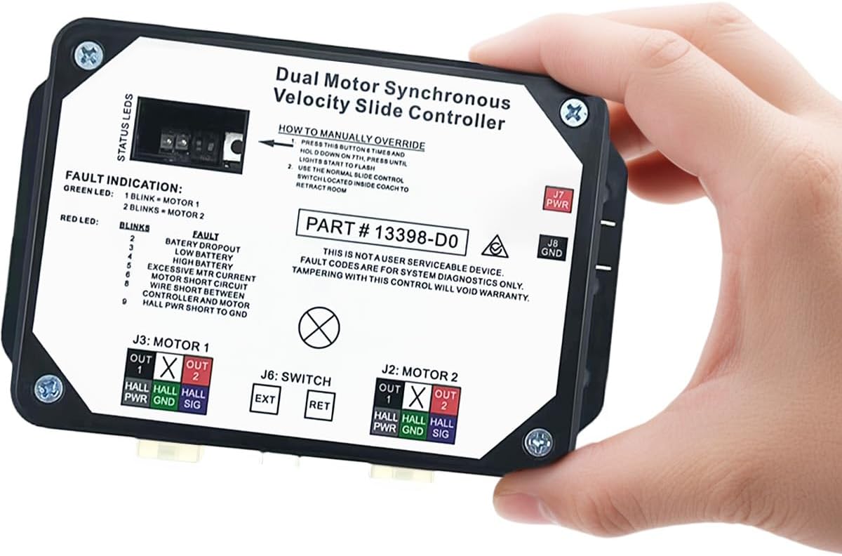 Amazon.com: Wankic Slideout Controller Replace 13398-D0,13398-C2 Dual ...
