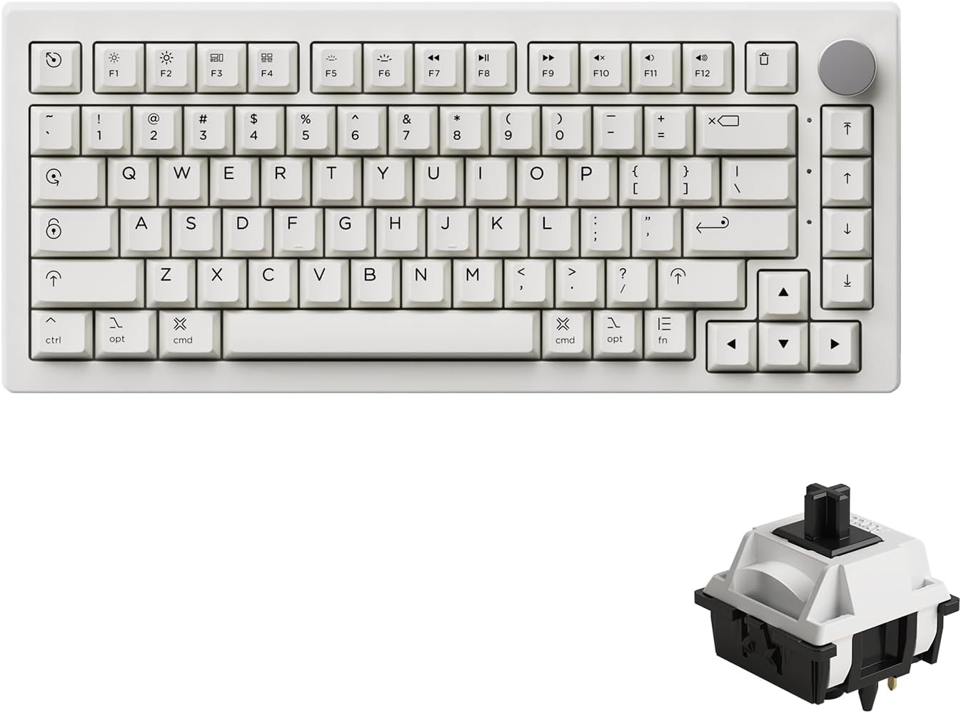 Amazon.com: Akko 5075B Plus Air 75% Mechanical Keyboard Gasket Mount Hot Swappable RGB Wireless ...