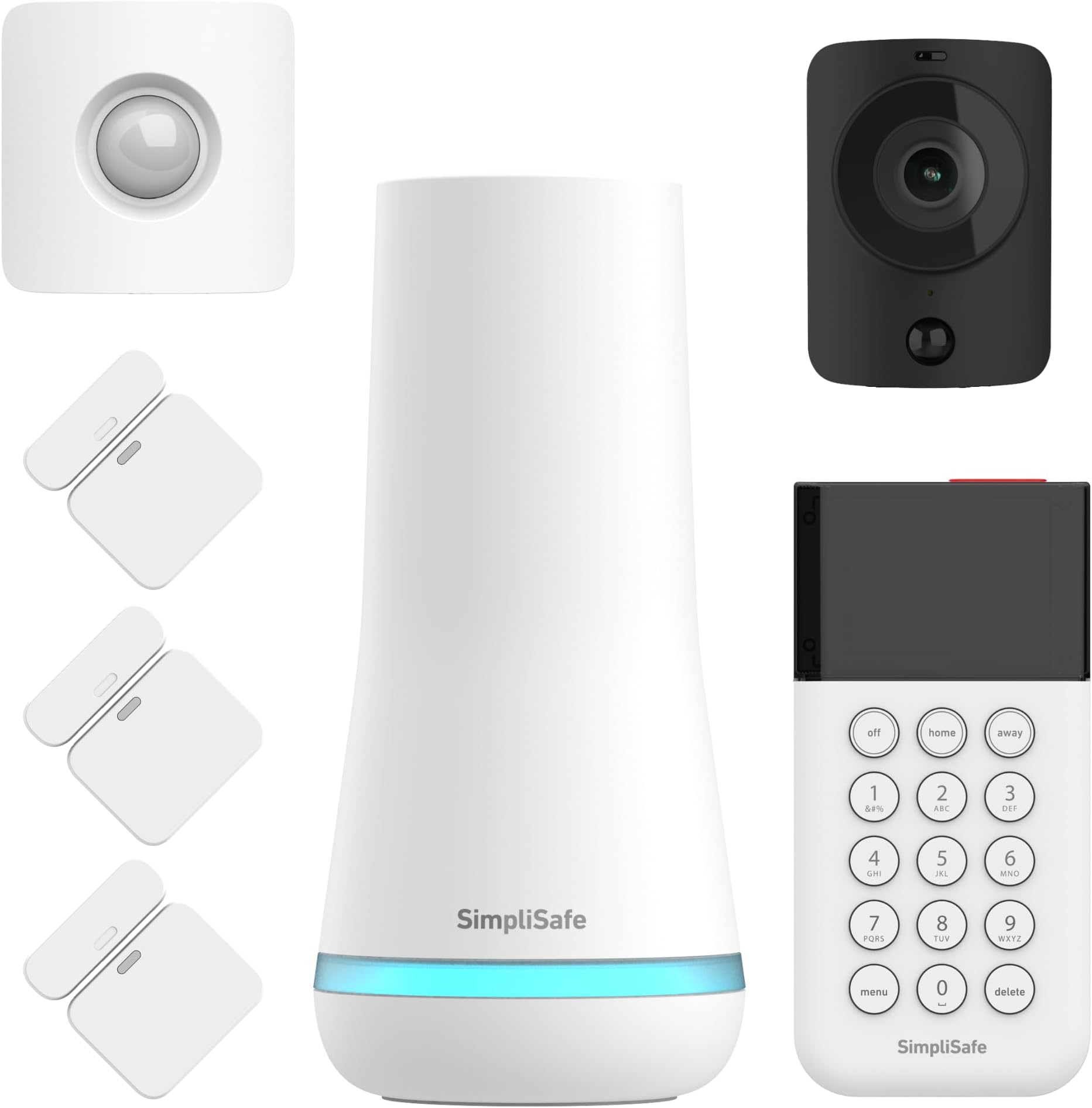 SimpliSafe Home Security System | 7 Piece Home Security Camera & Alarm ...
