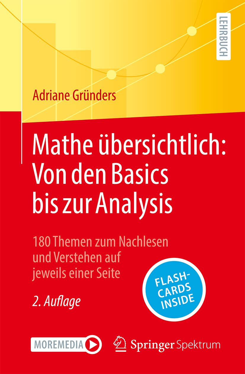 Mathe übersichtlich: Von den Basics bis zur Analysis: 180 Themen zum ...