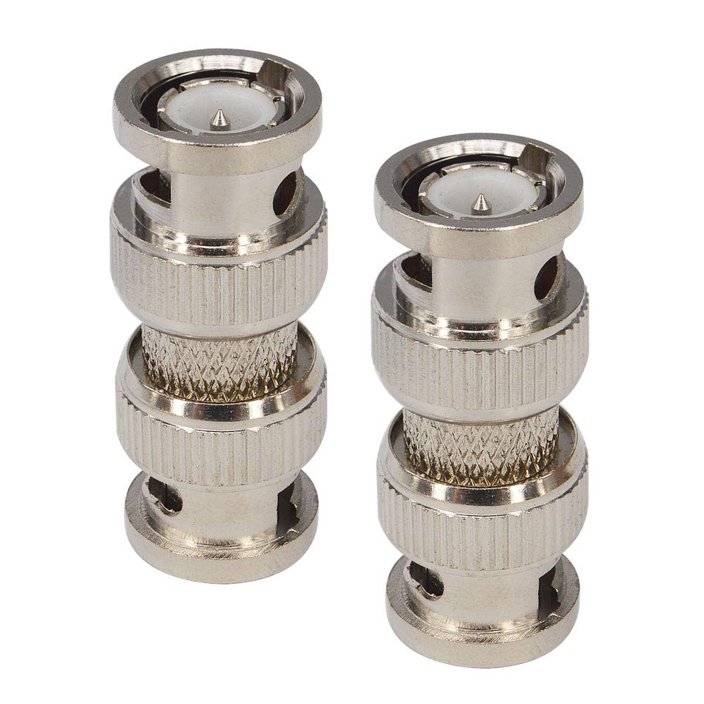 Amazon.com : onelinkmore BNC Male to Male Coupler Connector M/M, 2 Pack ...