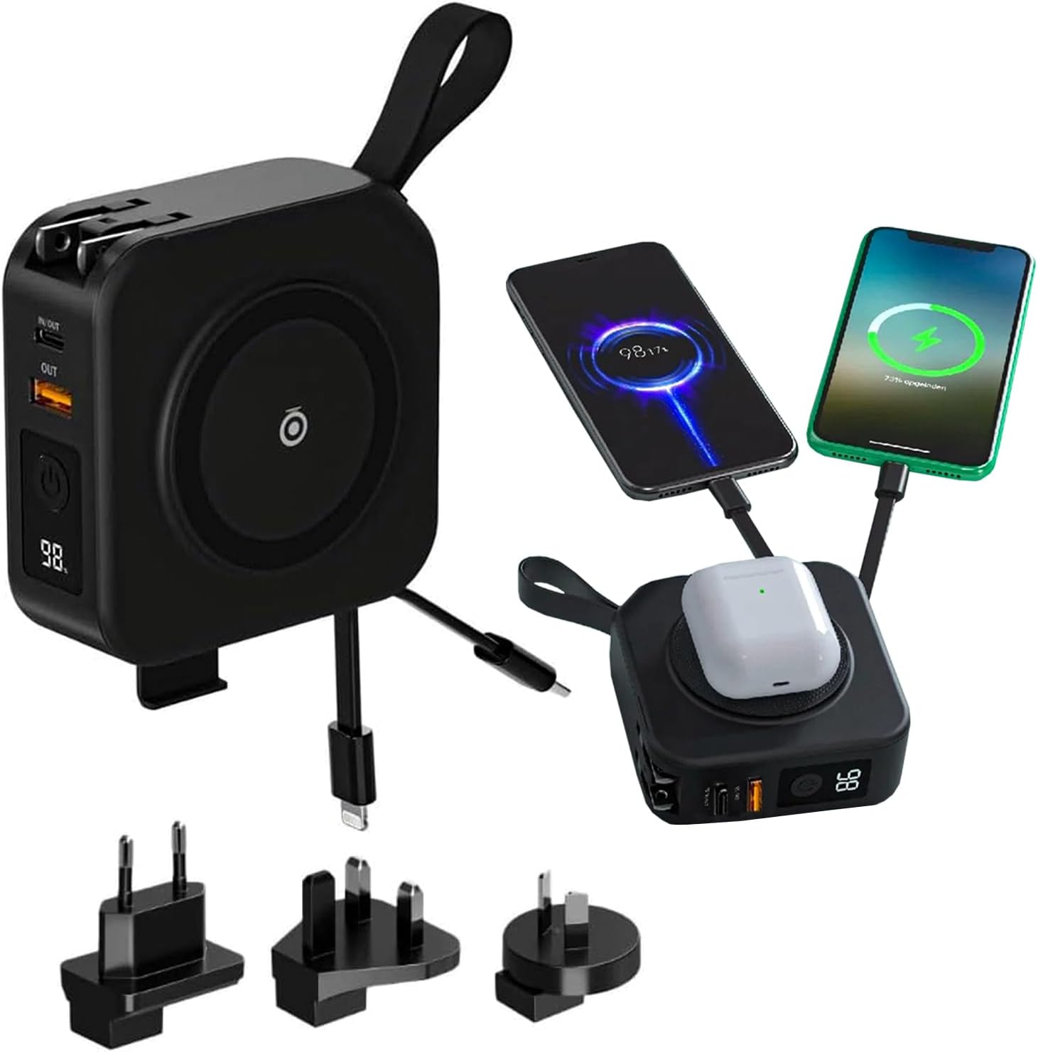 Amazon.com: PWR Travel PRO 5-in-1 Power Bank with Case Included – 10 ...