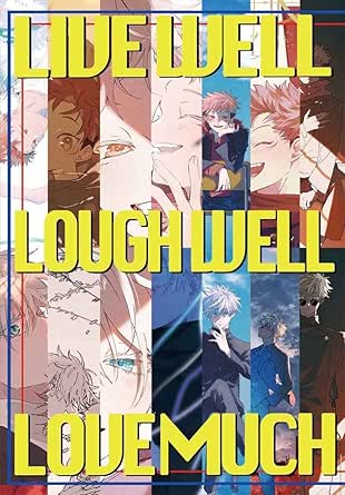 Amazon.co.jp: 五悠LIVE WELL LOUGH WELL LOVE MUCH suyaa まりな 呪術廻戦 五条悟×虎杖悠仁 ...