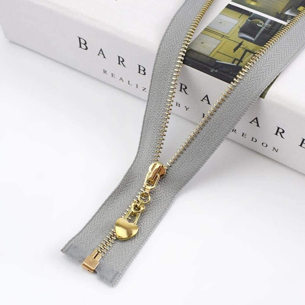Open Zipper Gold