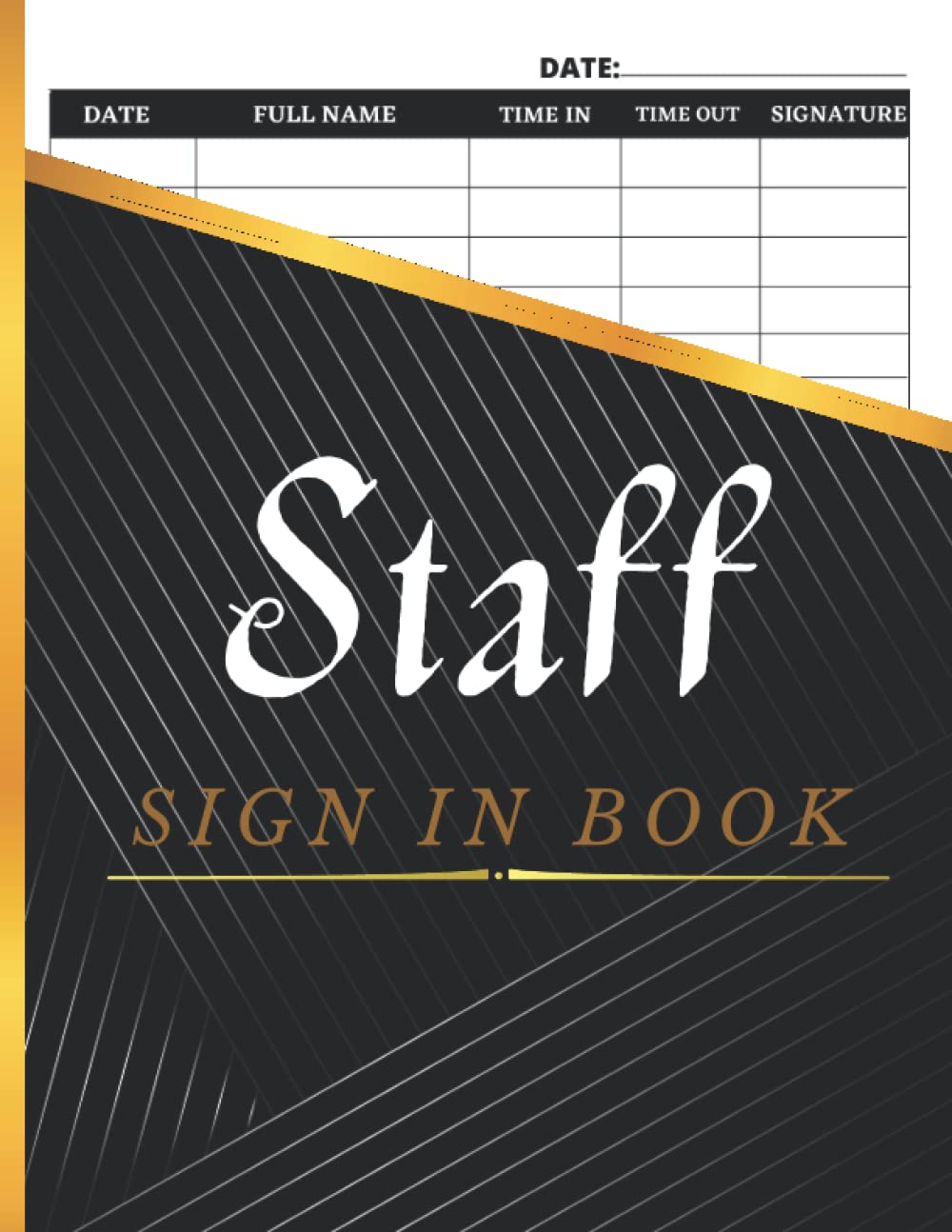 Amazon.com: Staff Sign In Book: Employee Login Book A4 Employee Login ...