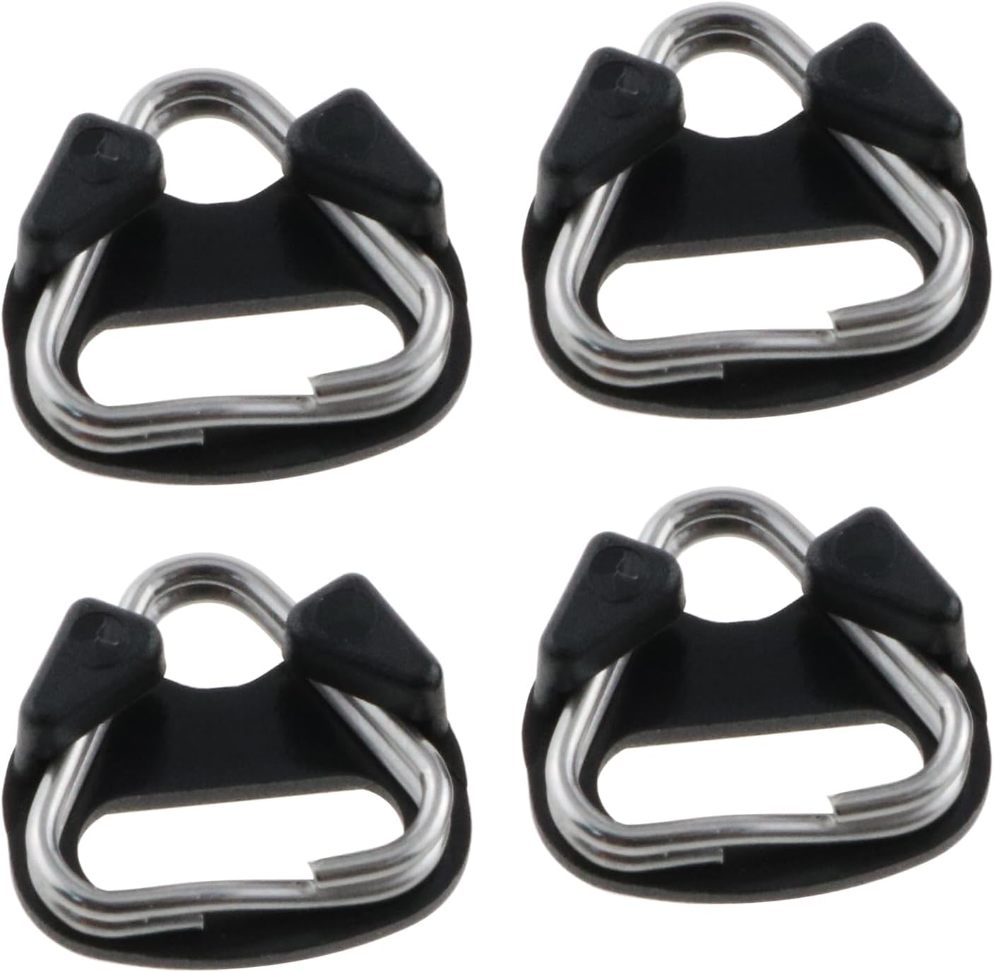 Amazon.com : Heyous 2Pairs 4PCS Stainless Steel Triangle Split Ring ...