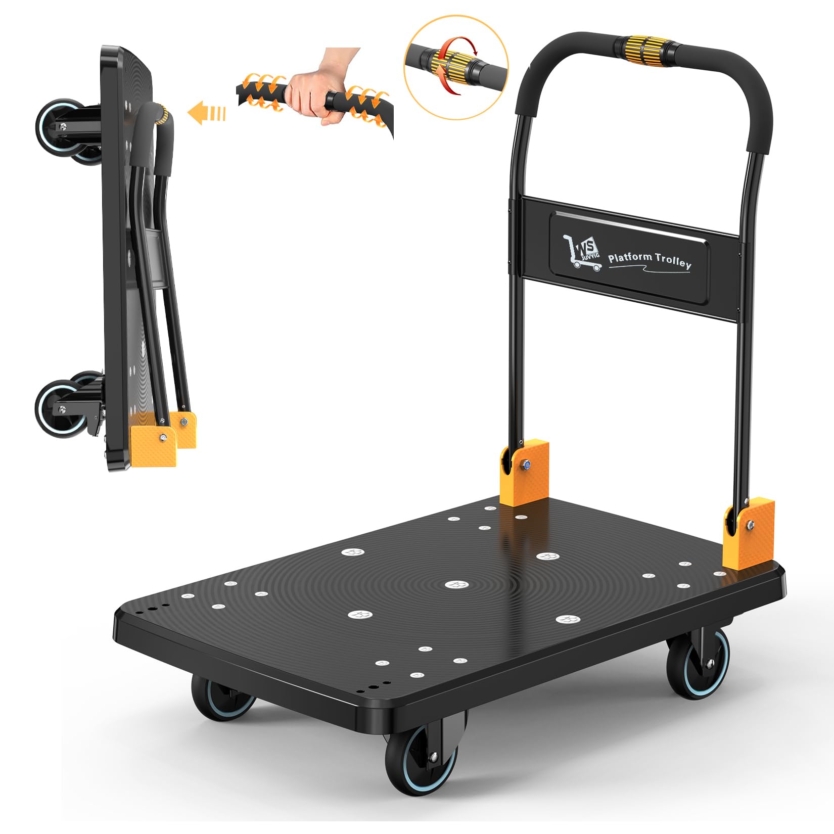 N&S Juvyig Platform Trolley Heavy Duty 200KG - Platform Truck One ...