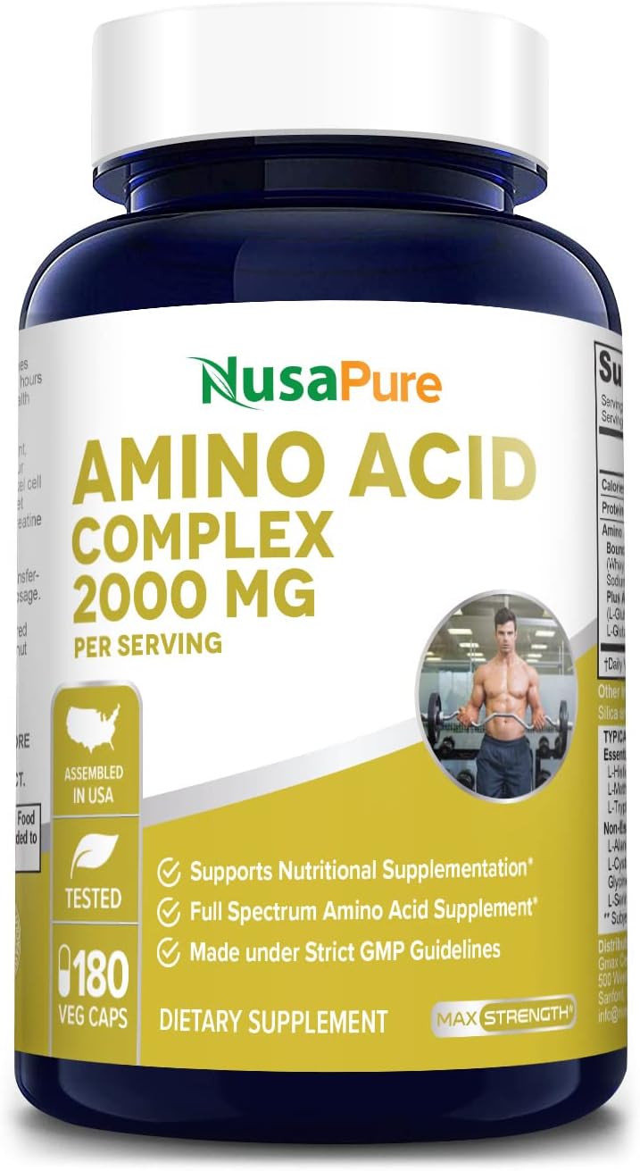 Amazon.com: Anabol Naturals Amino GHReleasers Pre-Workout Amino Acid ...