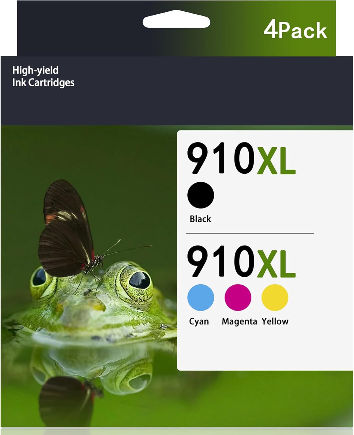 Amazon.com: 910XL Ink Cartridges Combo Pack (4-Pack, Black/Cyan/Magenta ...