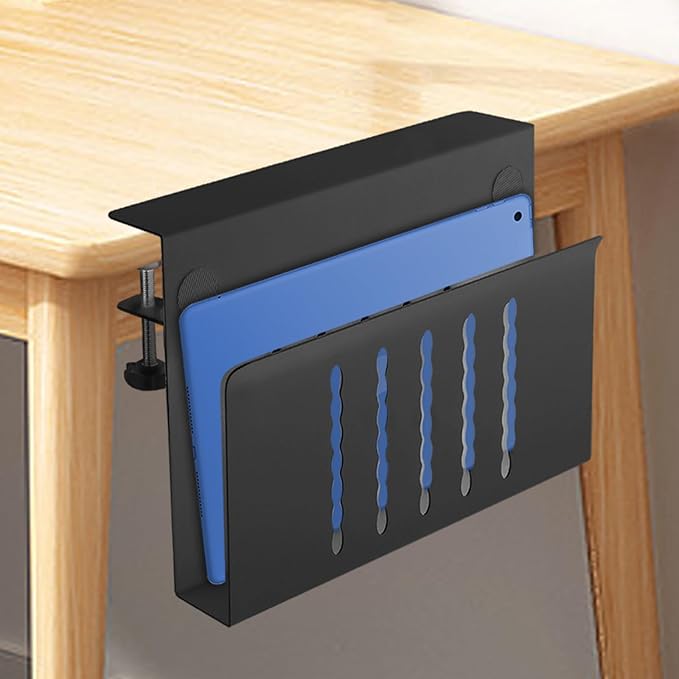 Amazon.com : JISON21 Under Desk Organizer - Steel Cable Management Tray ...