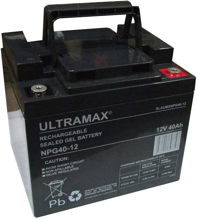 ULTRAMAX 12V 40A (38AH 42AH 44AH) AGM/GEL Leisure & Mobility ...