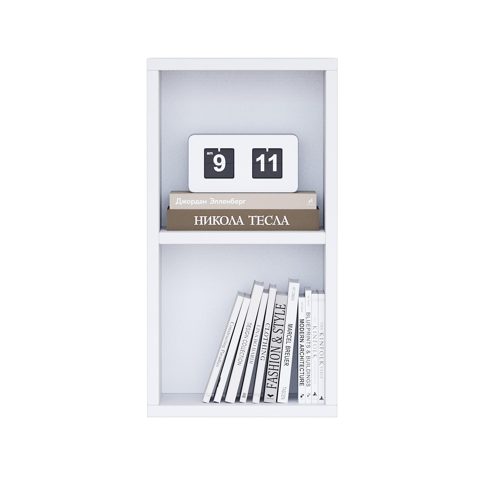 Amazon.com: MIN WIN Small Bookshelf, 2 Shelf Bookshelf Bookcase, 2-Tier ...