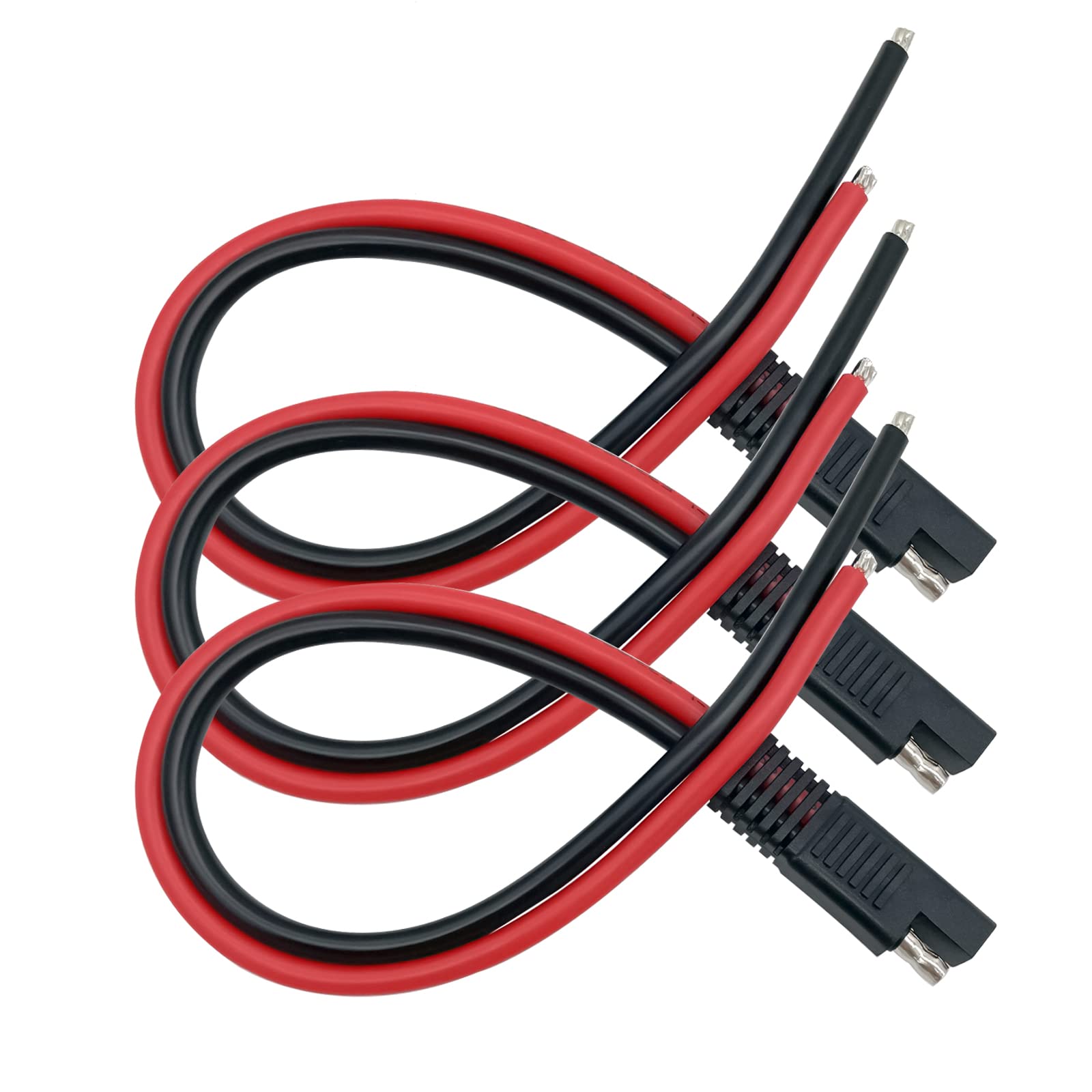 Amazon.com: 3Packs 10AWG SAE Connector Extension Cable, SAE Quick ...