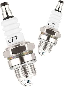 Lawnmower Spark Plug Compatible with BPMR7A 2Pack, Mellbree L7T and for Champion CJ8 RCJ6Y RCJ7Y ...