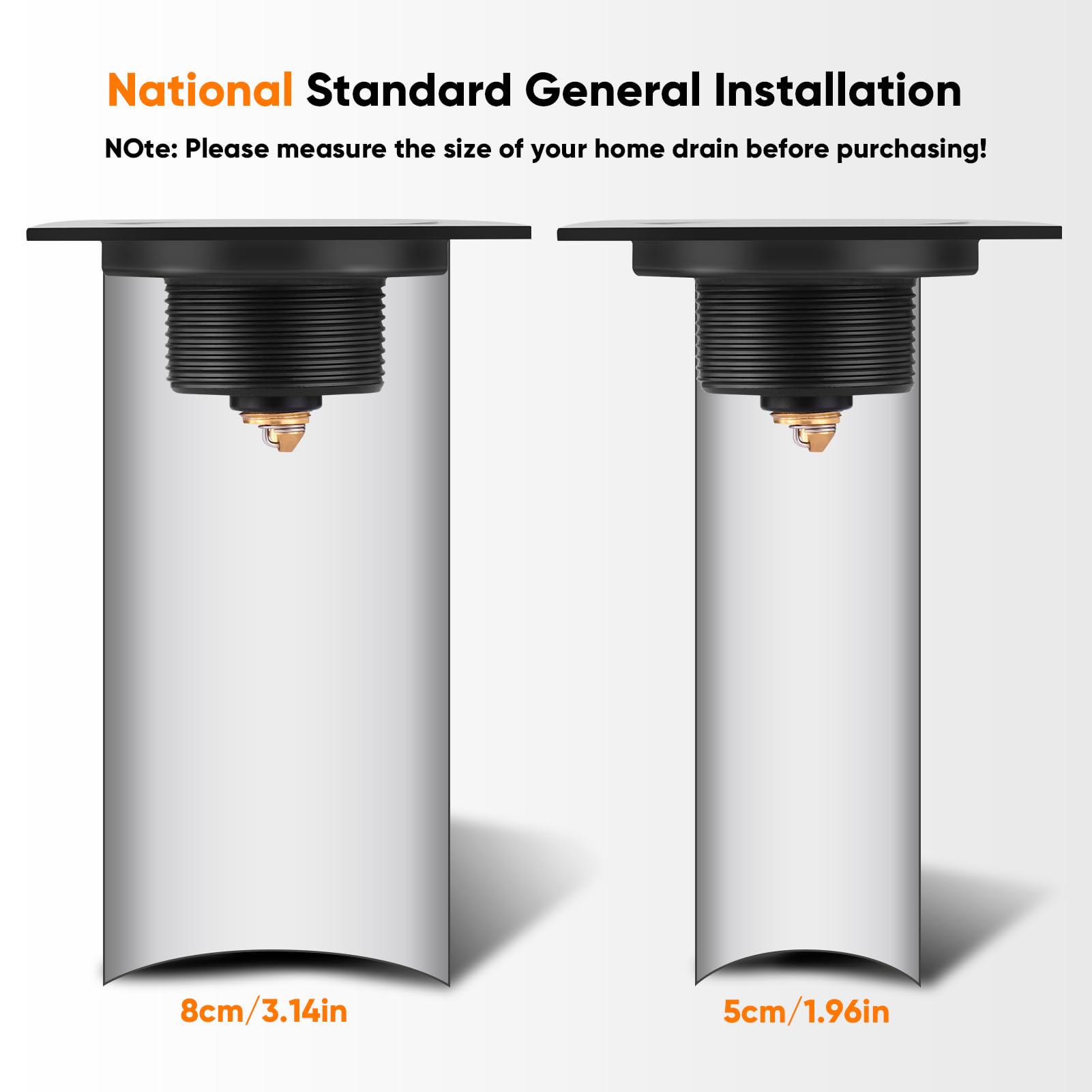 Snapklik.com : QLoztyse Square Shower Drain - Matte Black Standing ...