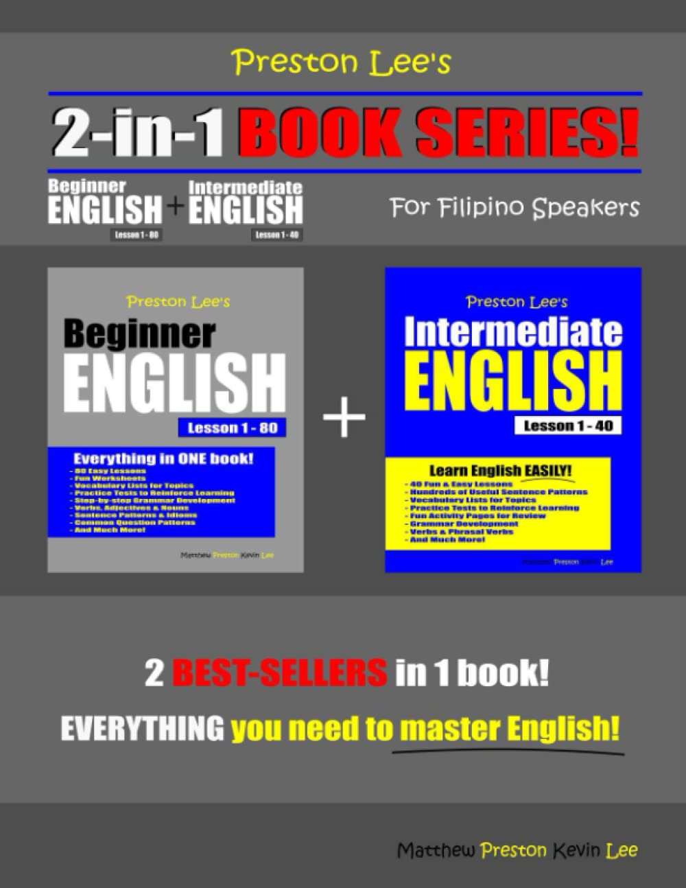 Buy Preston Lee’s 2-in-1 Book Series! Beginner English Lesson 1 - 80 ...