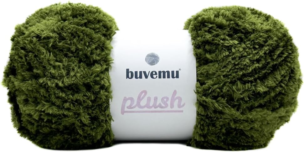 Amazon.com: Buvemu Plush Faux Fur Bulky Yarn, Super Soft Fluffy Fuzzy ...